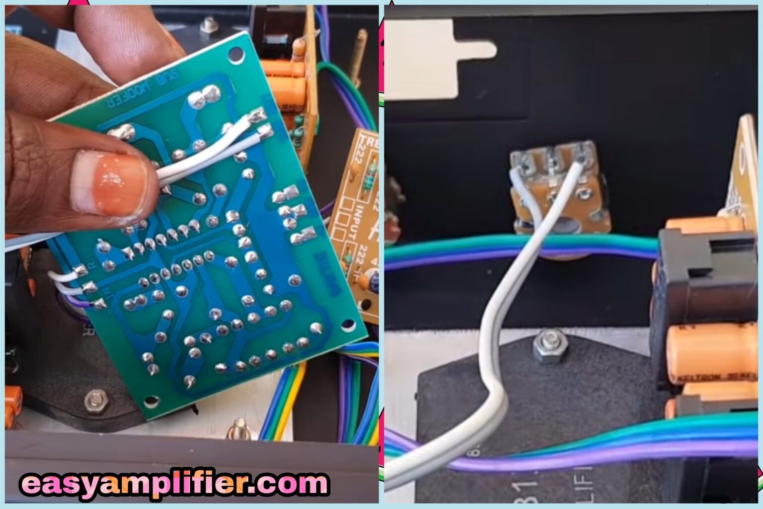 how to make a best 2.1 amplifier - Amplifier Board Making