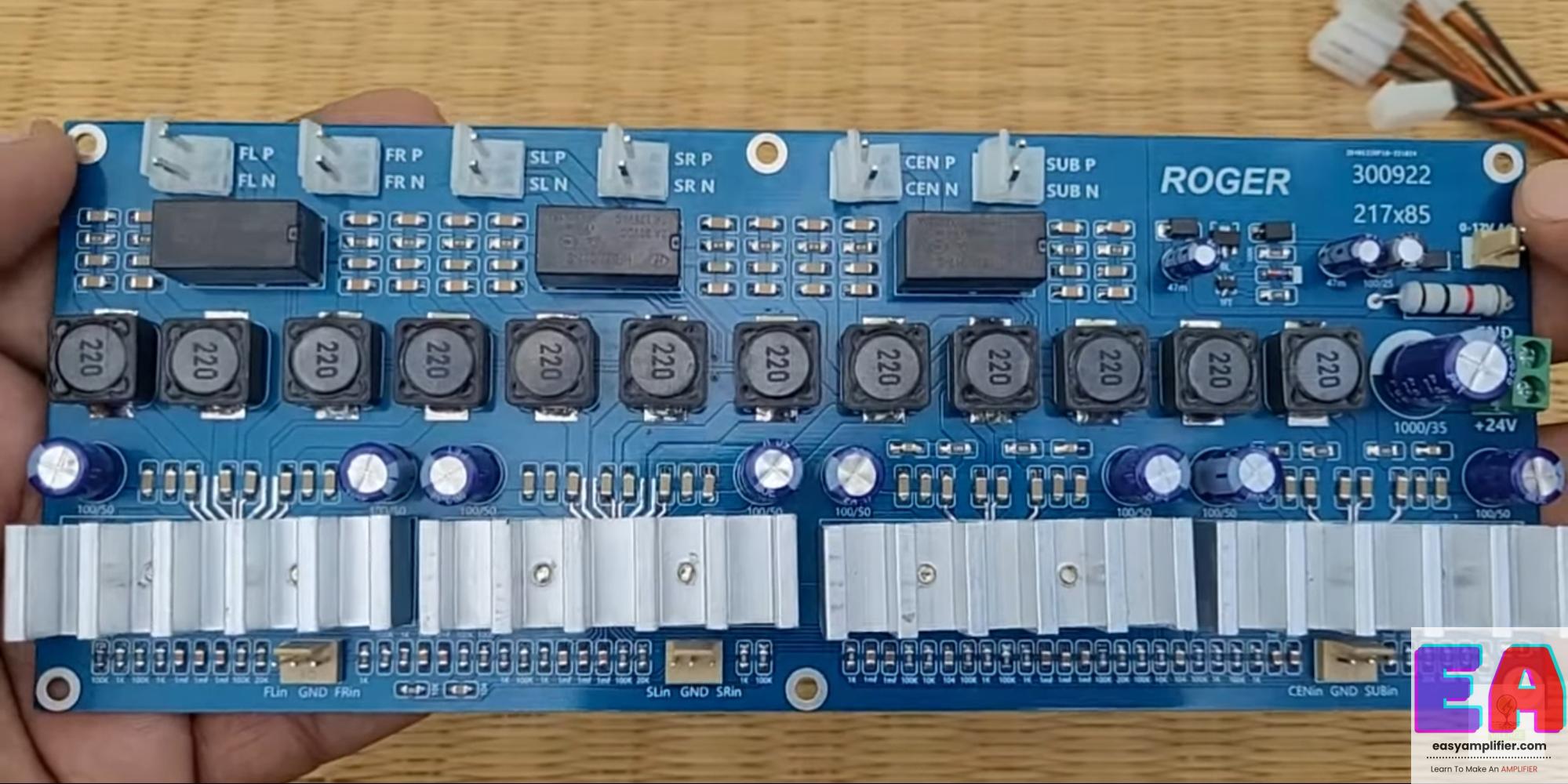 TPA3116D2 400W best 5.1 Class d amplifier board - Amplifier Board Making